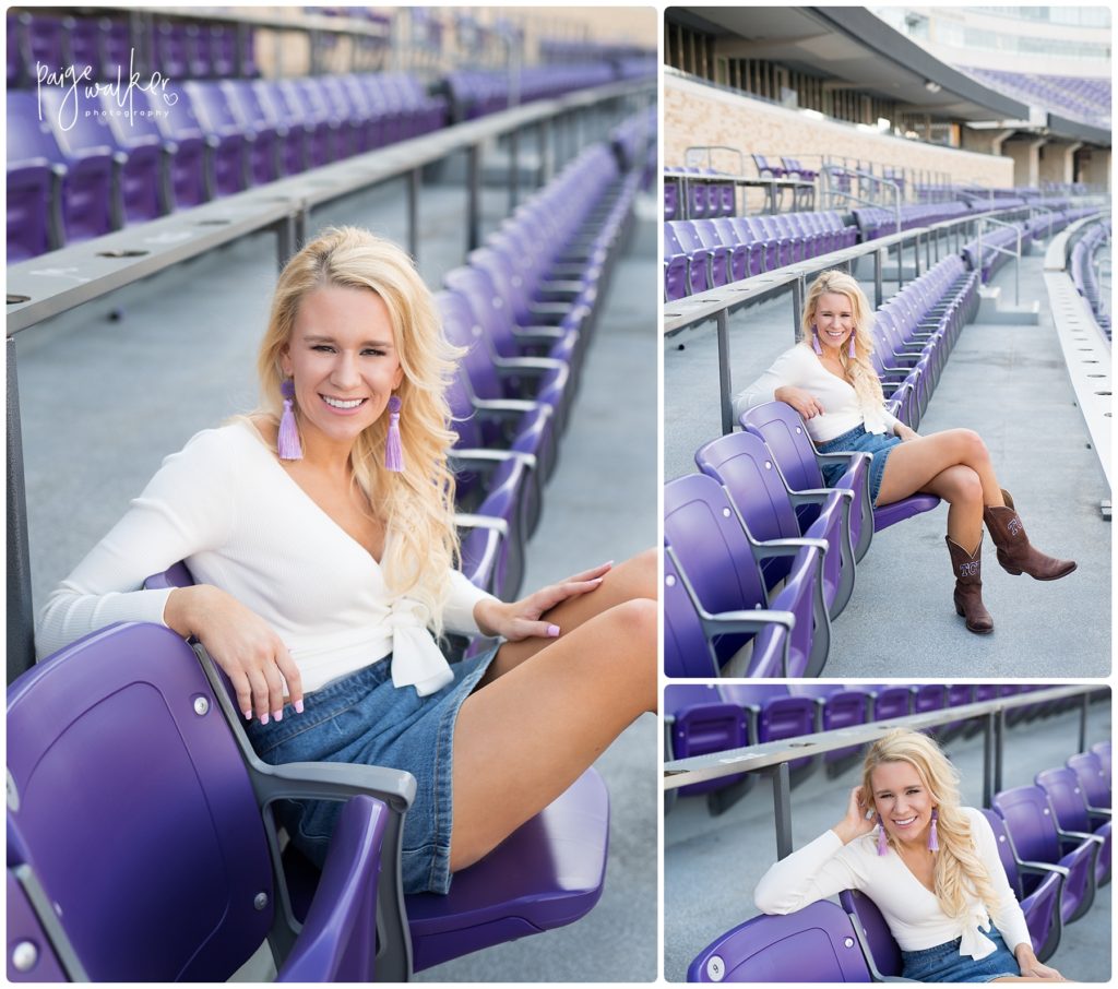 TCU Senior Photos | Sarah | Paige Walker Photography