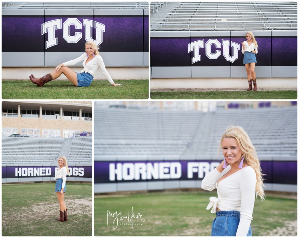 TCU Senior Photos | Sarah | Paige Walker Photography