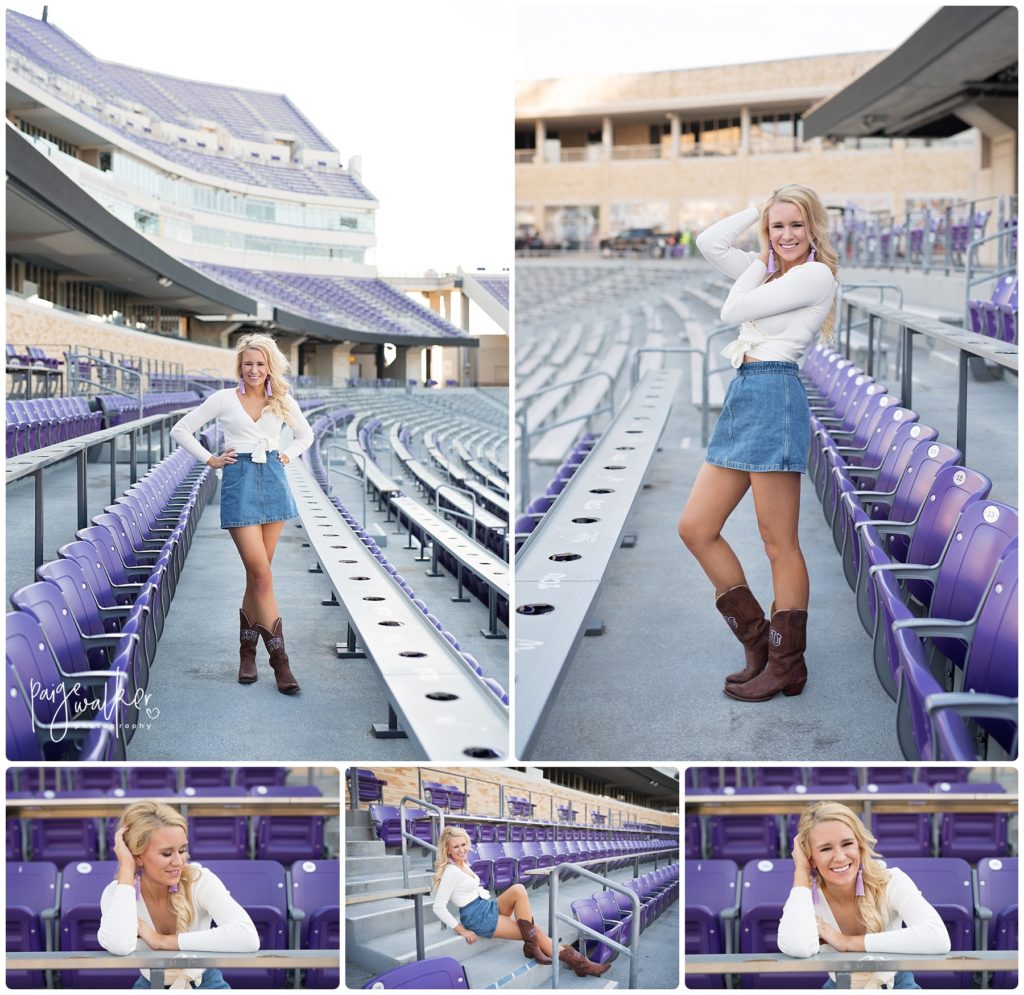 TCU Senior Photos | Sarah | Paige Walker Photography