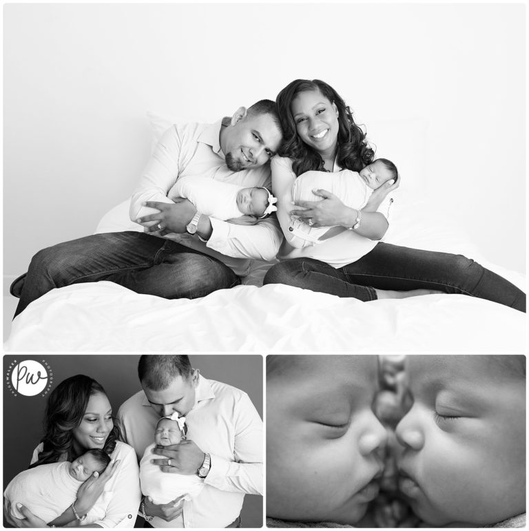 boy girl twin newborn photos | Cheech & Chong | Paige Walker Photography